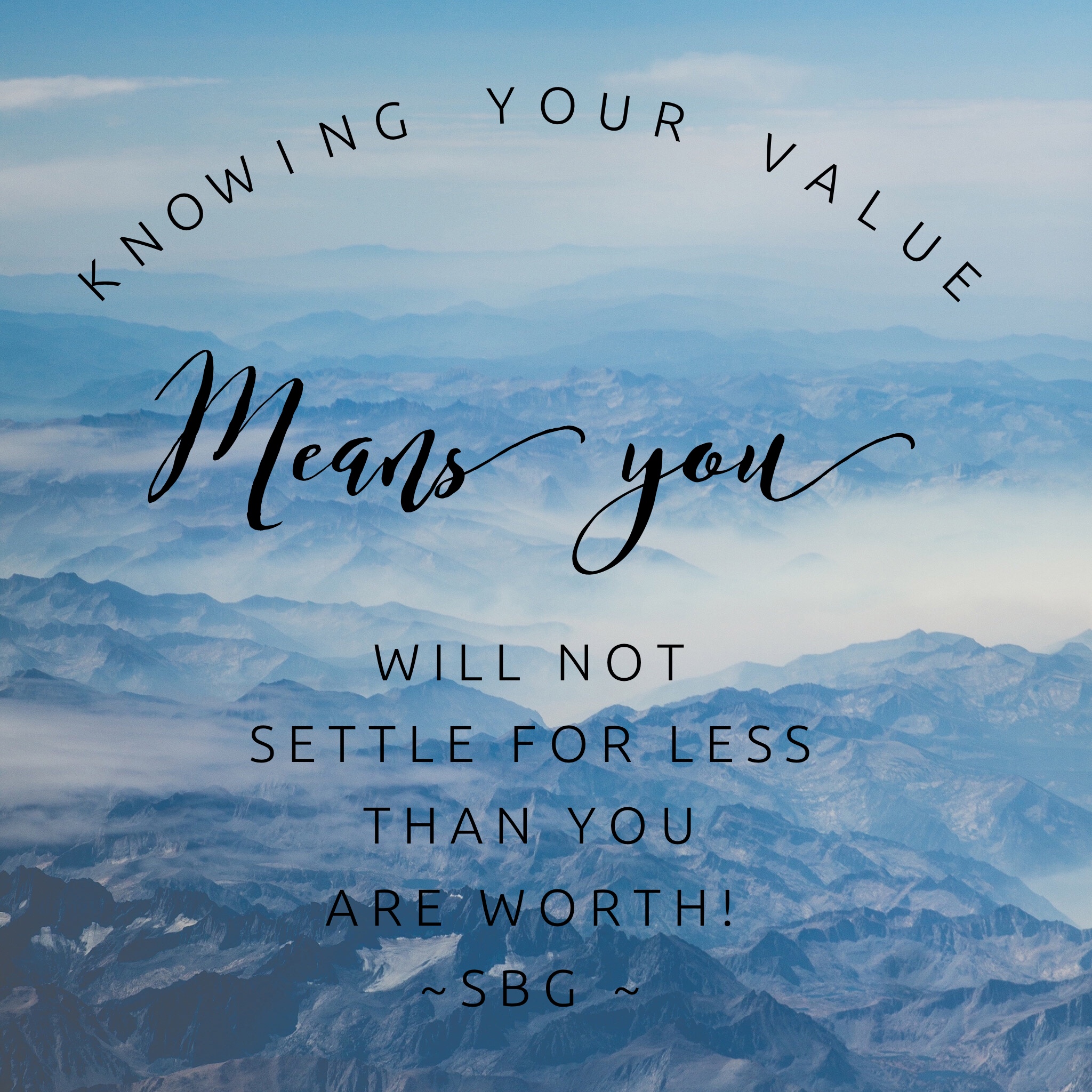 Know Your Value – SBG